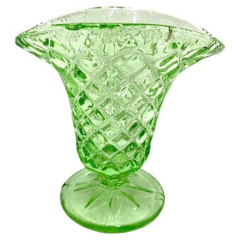 Small Green Vase for lilies of the valley, Ząbkowice, Poland, 1970s For ...