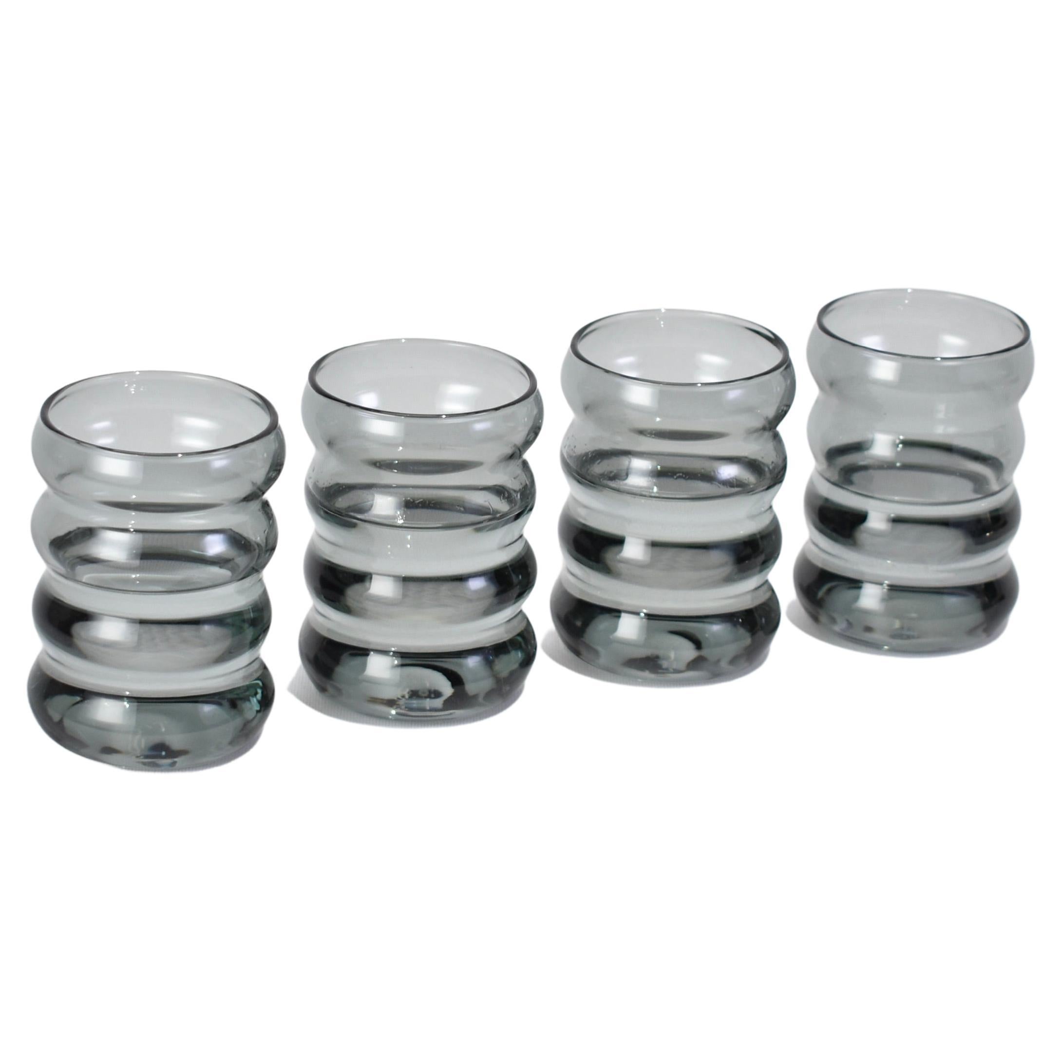 Midcentury Set of 7 Colored Cut Glass Prism Small Spoons For Sale at ...