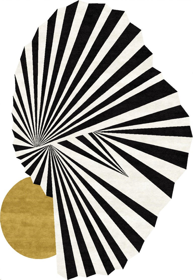 Small Hand Knotted Nautilus Rug by Florian Pretet and Lisa Mukhia ...