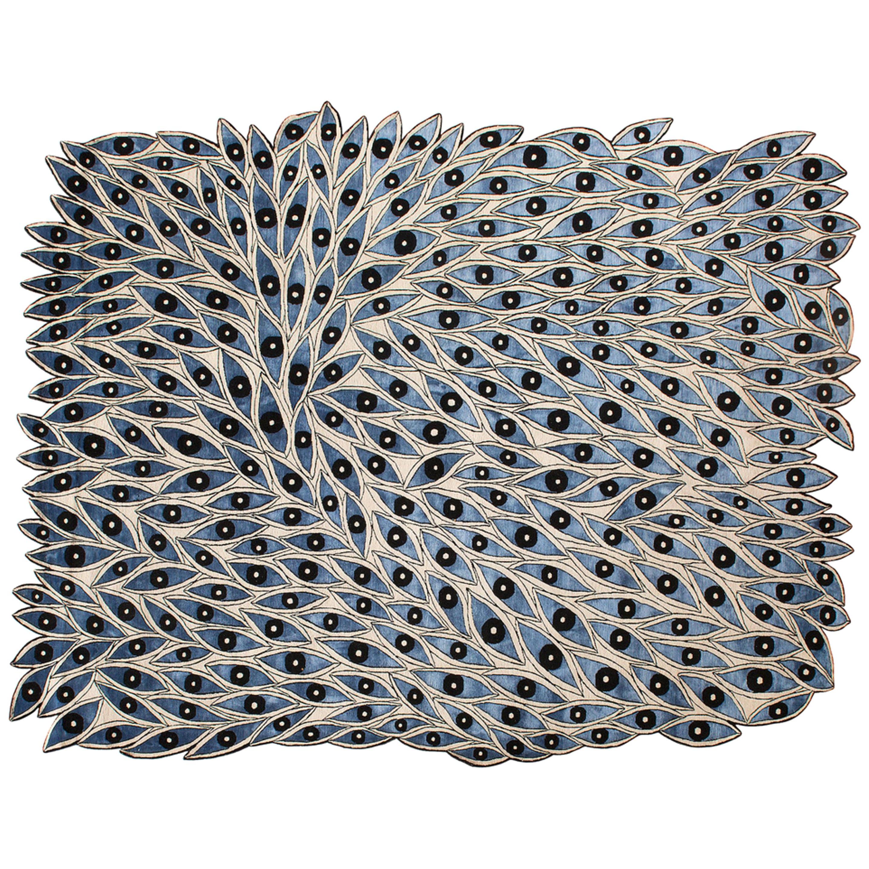 Medium Hand Knotted Nazar Rug by Florian Pretet and Lisa Mukhia Pretet ...