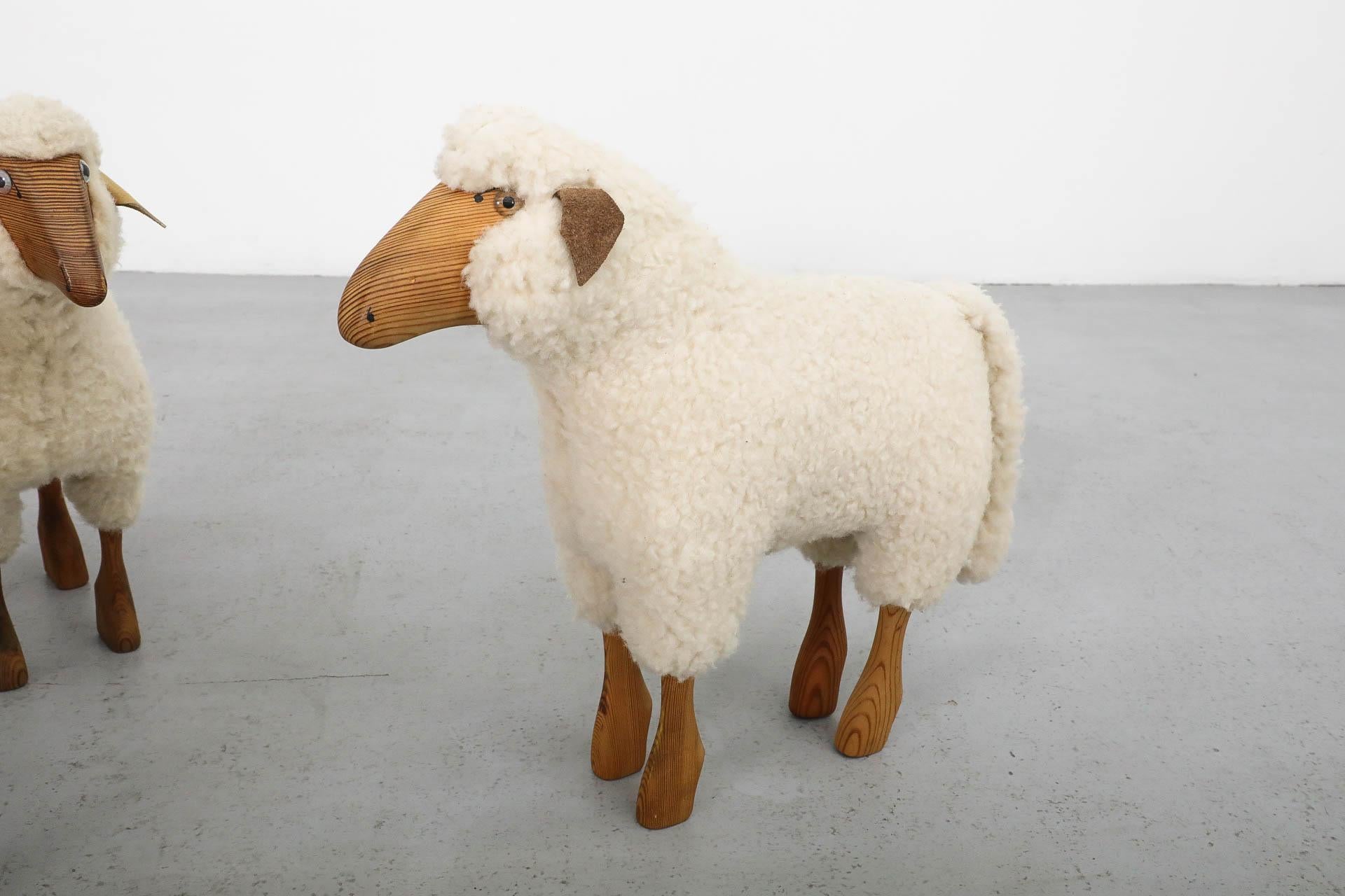 Small Hans Peter Krafft Standing Sheep For Sale at 1stDibs