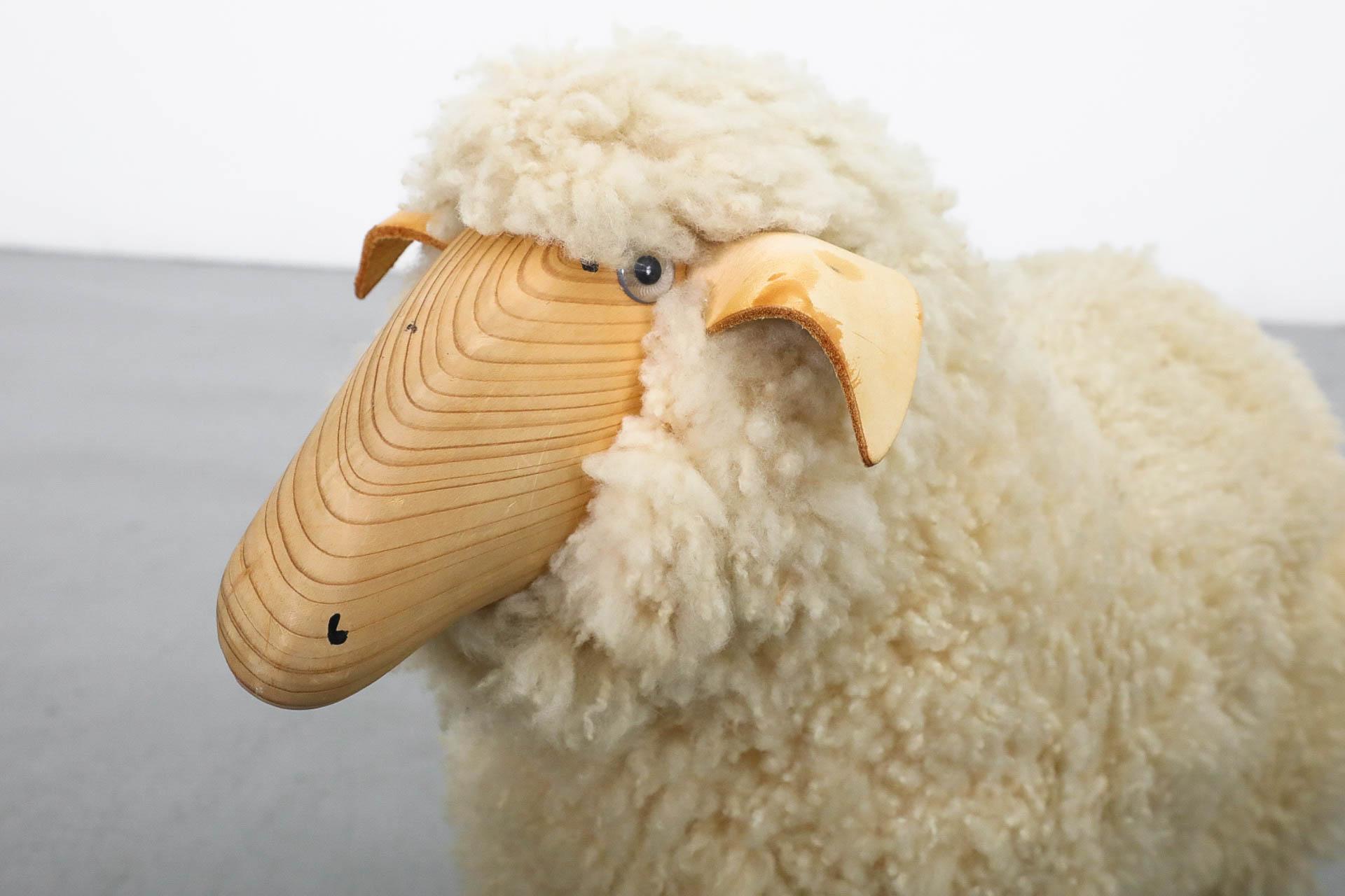 Small Hans Peter Krafft Standing Sheep For Sale at 1stDibs