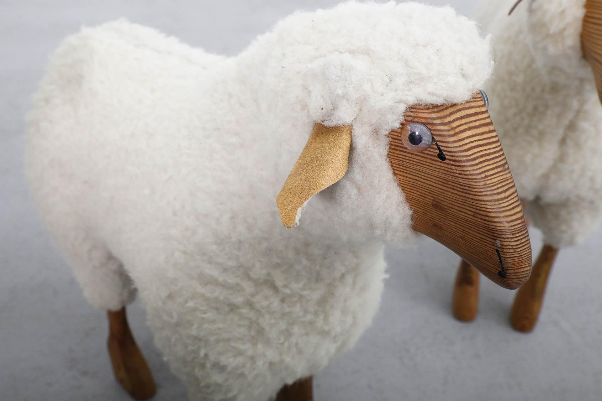 Small Hans Peter Krafft Standing Sheep For Sale at 1stDibs