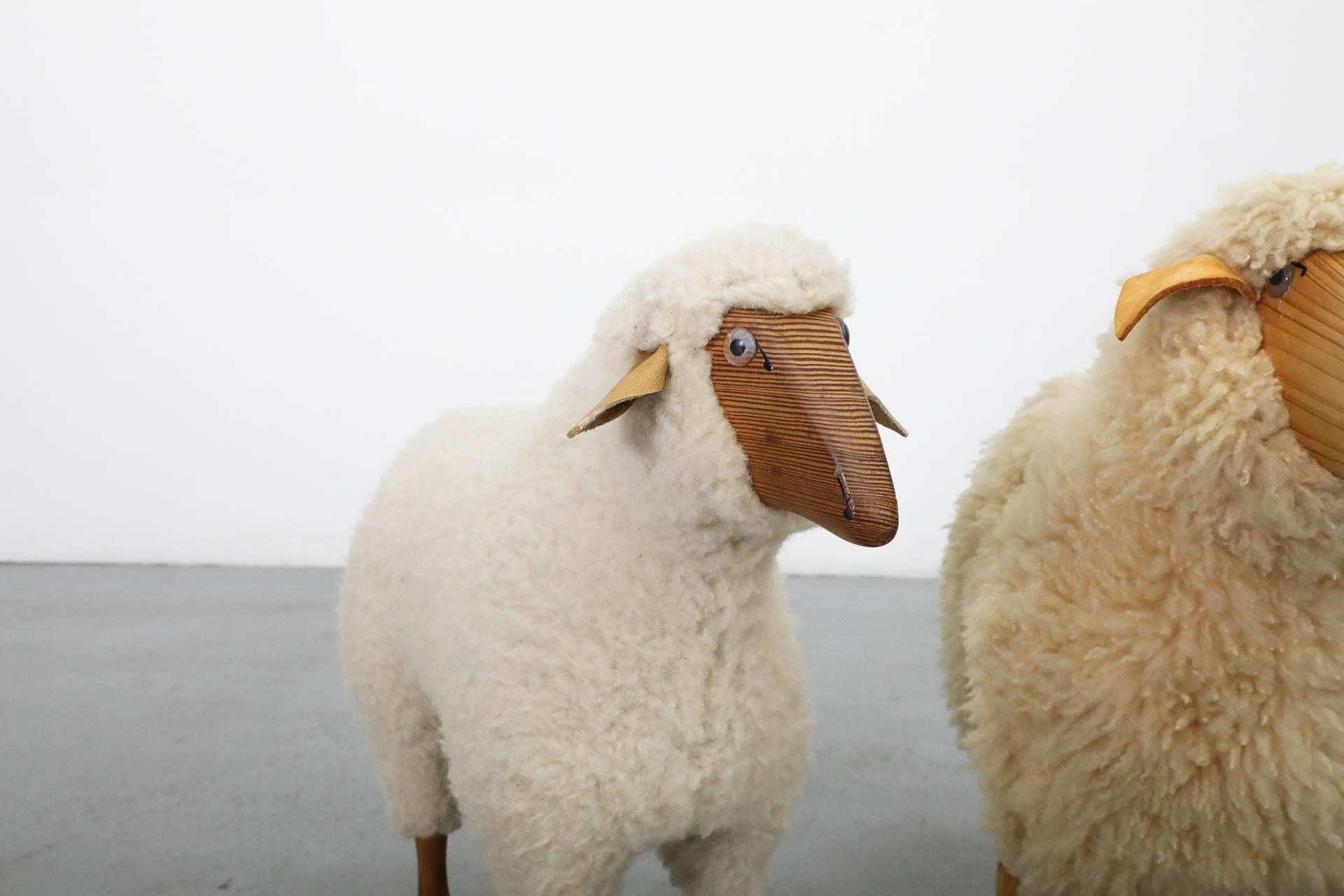 Small Hans Peter Krafft Standing Sheep For Sale at 1stDibs