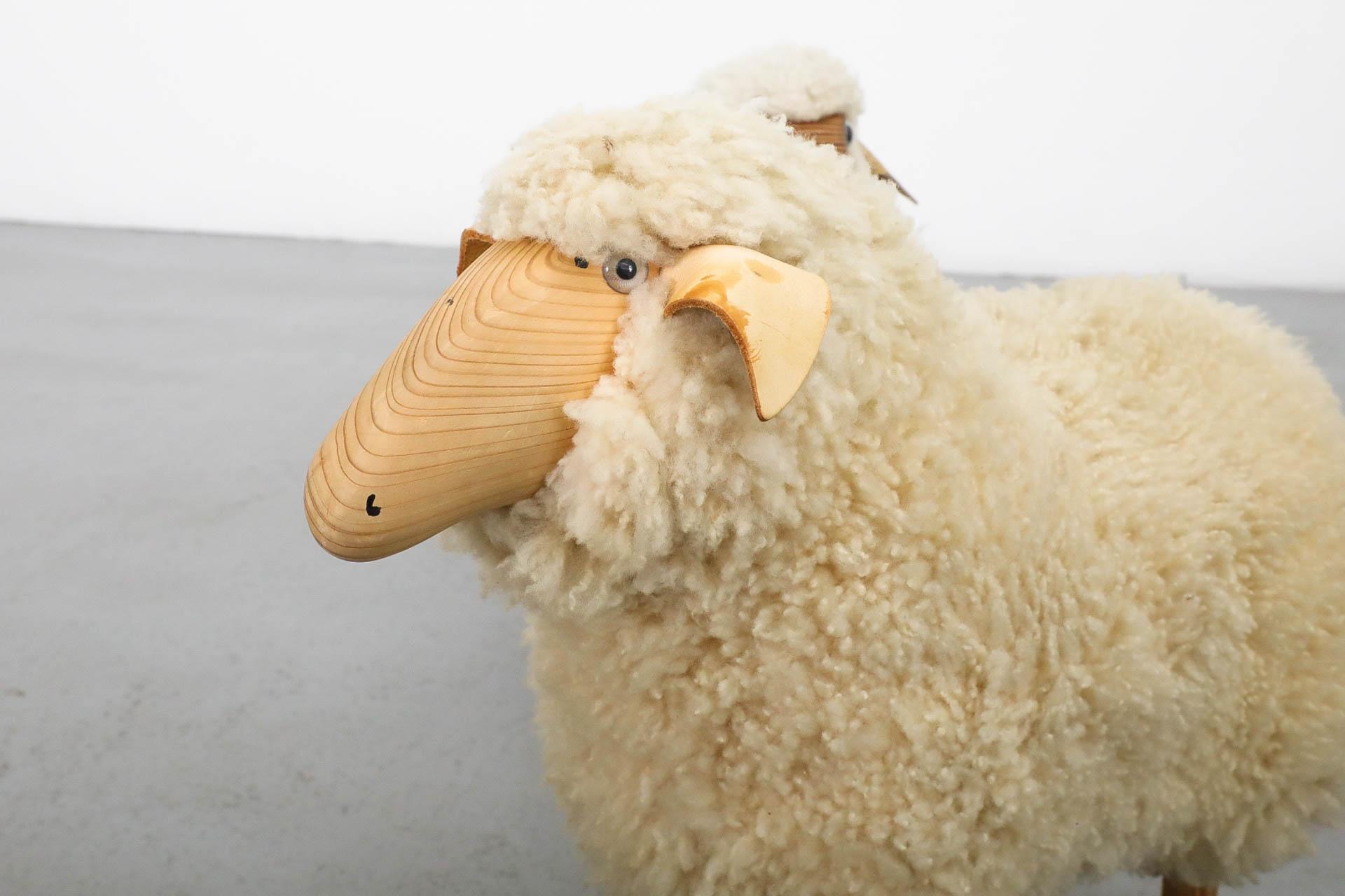 Small Hans Peter Krafft Standing Sheep For Sale at 1stDibs