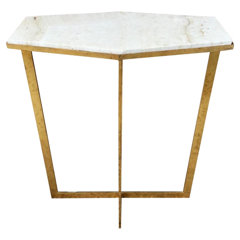 Small Hexagonal Cocktail Table For Sale at 1stDibs