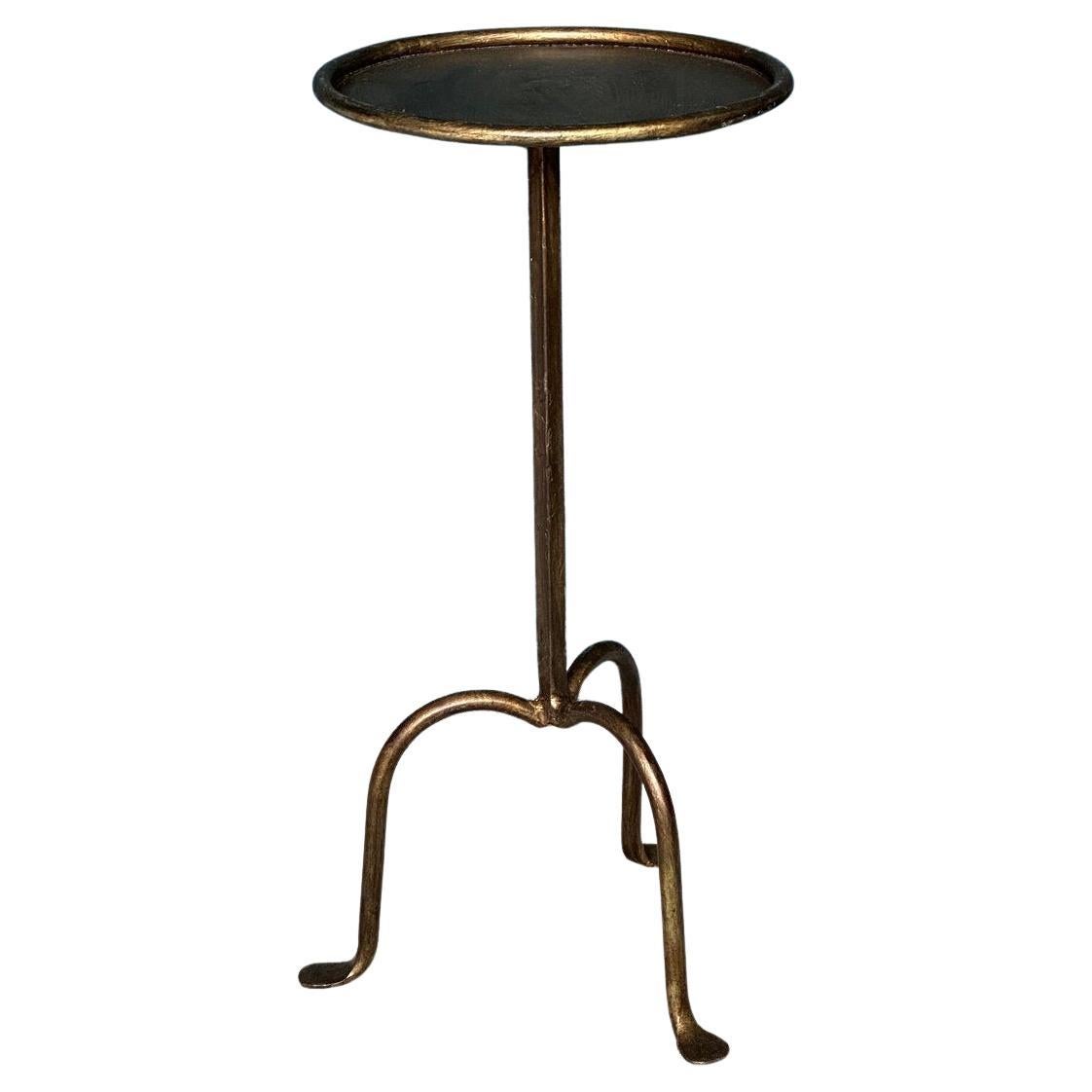Small Iron and Metal Drinks Table For Sale at 1stDibs