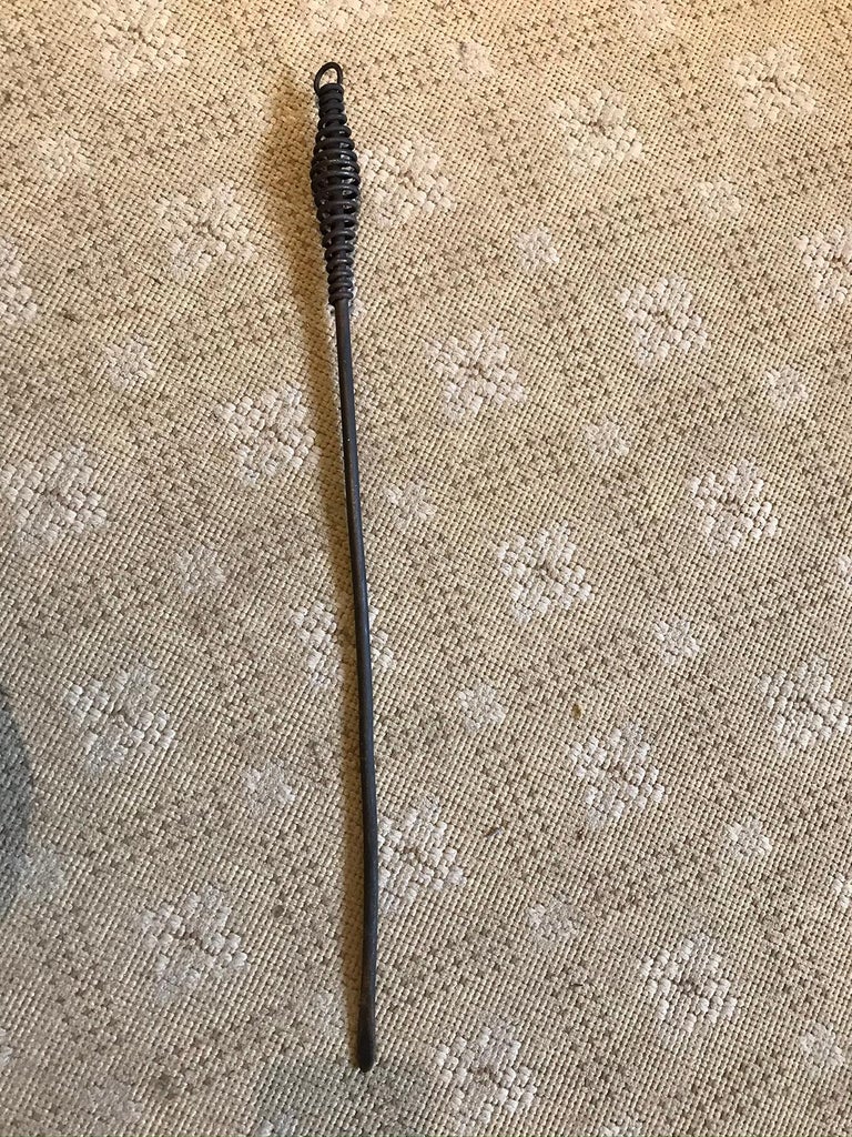 Small Iron Fire Poker with Spiral Handle, circa 1900 For Sale at ...