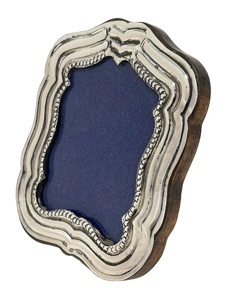 Small Italian silver photo, picture frames, 1960s For Sale at 1stDibs