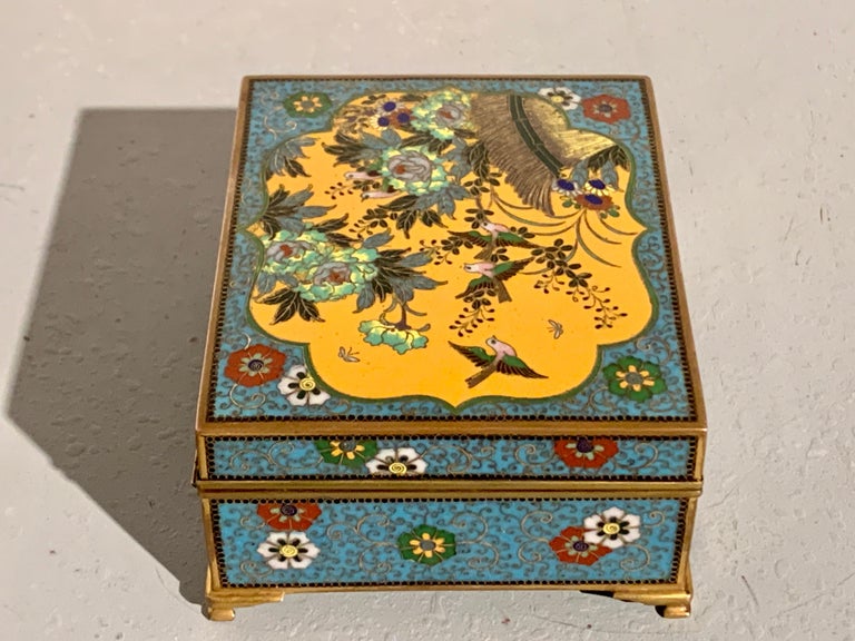 Small Japanese Cloisonne Box by Ando, Meiji Period, circa 1910, Japan ...