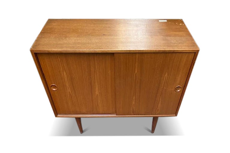 Small Kai Kristiansen Teak Cupboard For Sale at 1stDibs