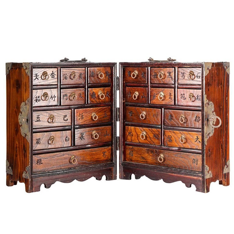Small Korean Locking Storage Cabinet For Sale at 1stDibs | small ...
