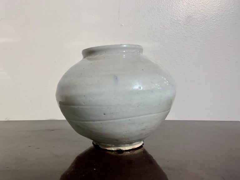 Small Korean White Glazed Porcelain Moon Jar, Joseon Dynasty, 18th/19th ...