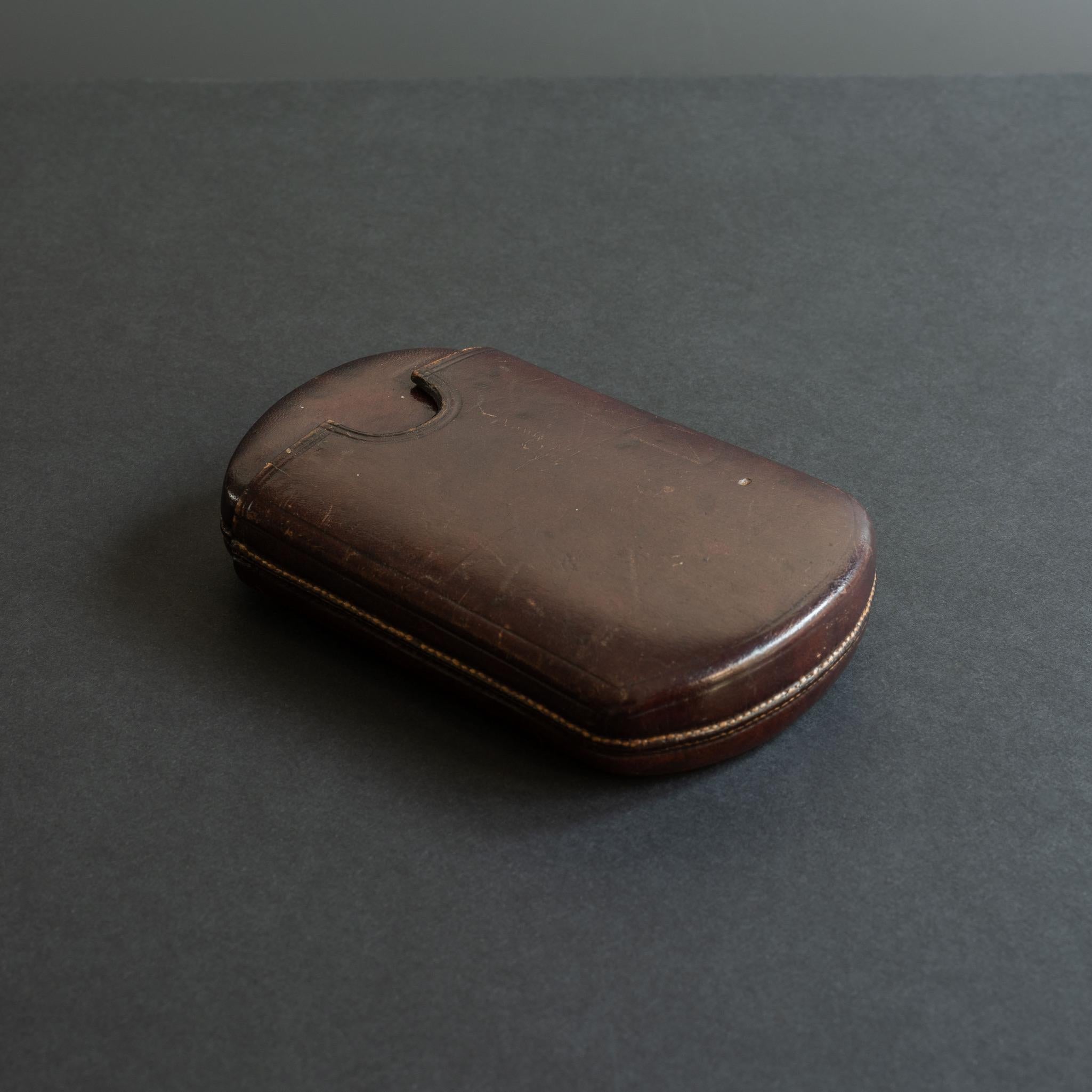 Small Leather Cigar Case, circa 1900 For Sale at 1stDibs