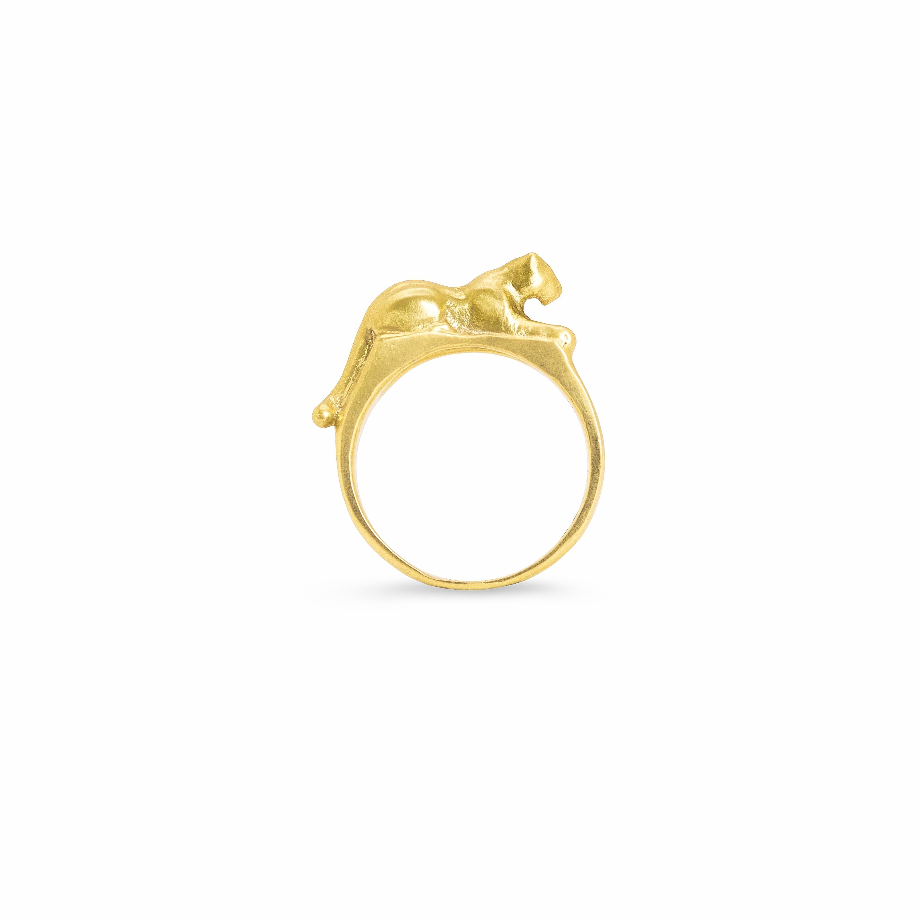 Small Leopard Ring For Sale at 1stDibs