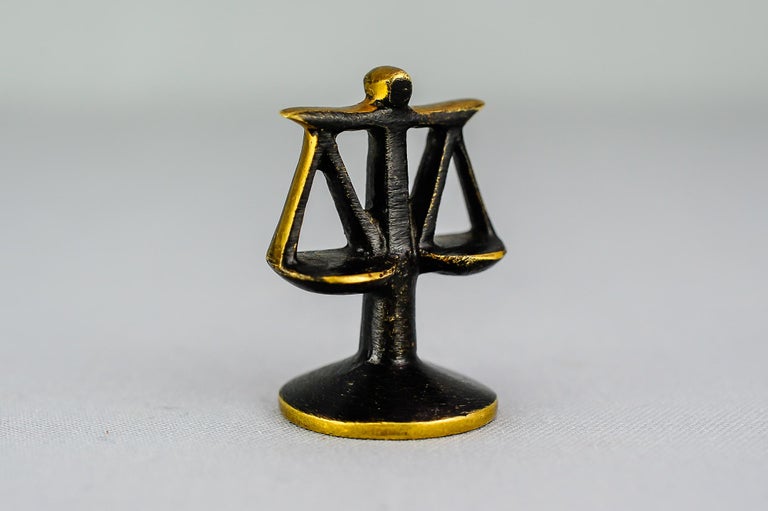 Small Libra Zodiac Sign by Walter Bosse, circa 1950s For Sale at 1stDibs
