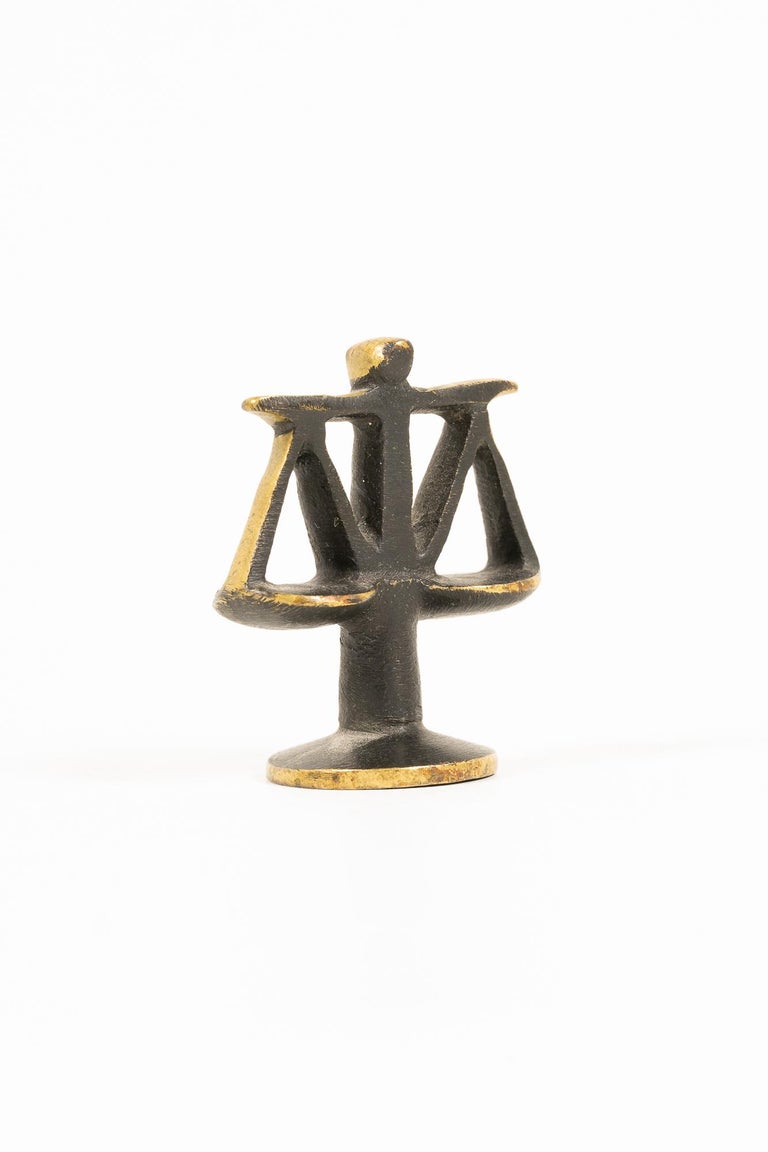 Small Libra Zodiac Sign by Walter Bosse, circa 1950s For Sale at 1stDibs