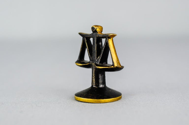 Small Libra Zodiac Sign by Walter Bosse, circa 1950s For Sale at 1stDibs
