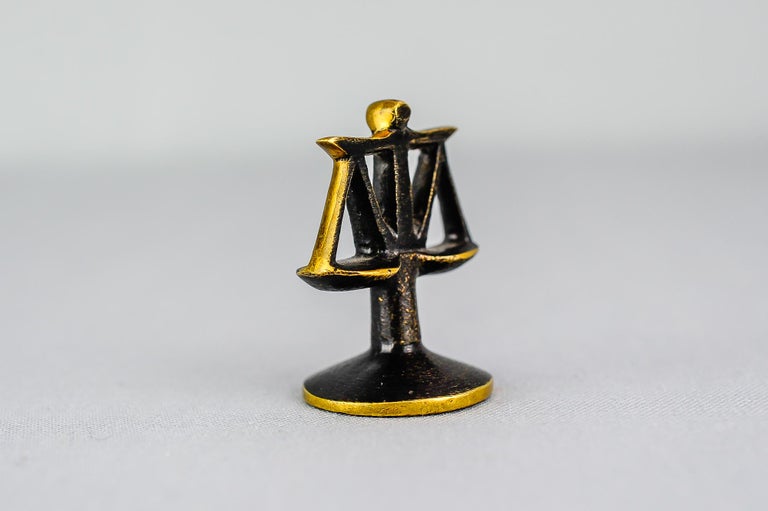 Small Libra Zodiac Sign by Walter Bosse, circa 1950s For Sale at 1stDibs