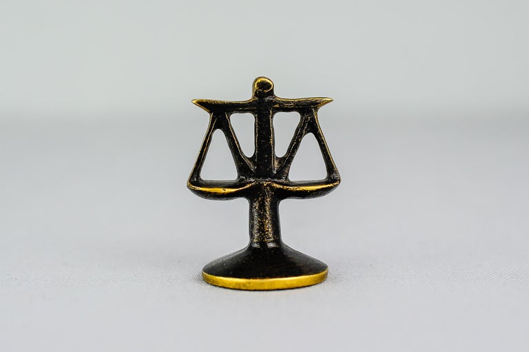 Small Libra Zodiac Sign by Walter Bosse, circa 1950s For Sale at 1stDibs
