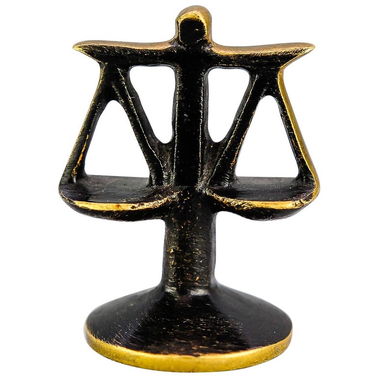 Small Libra Zodiac Sign by Walter Bosse, circa 1950s For Sale at 1stDibs