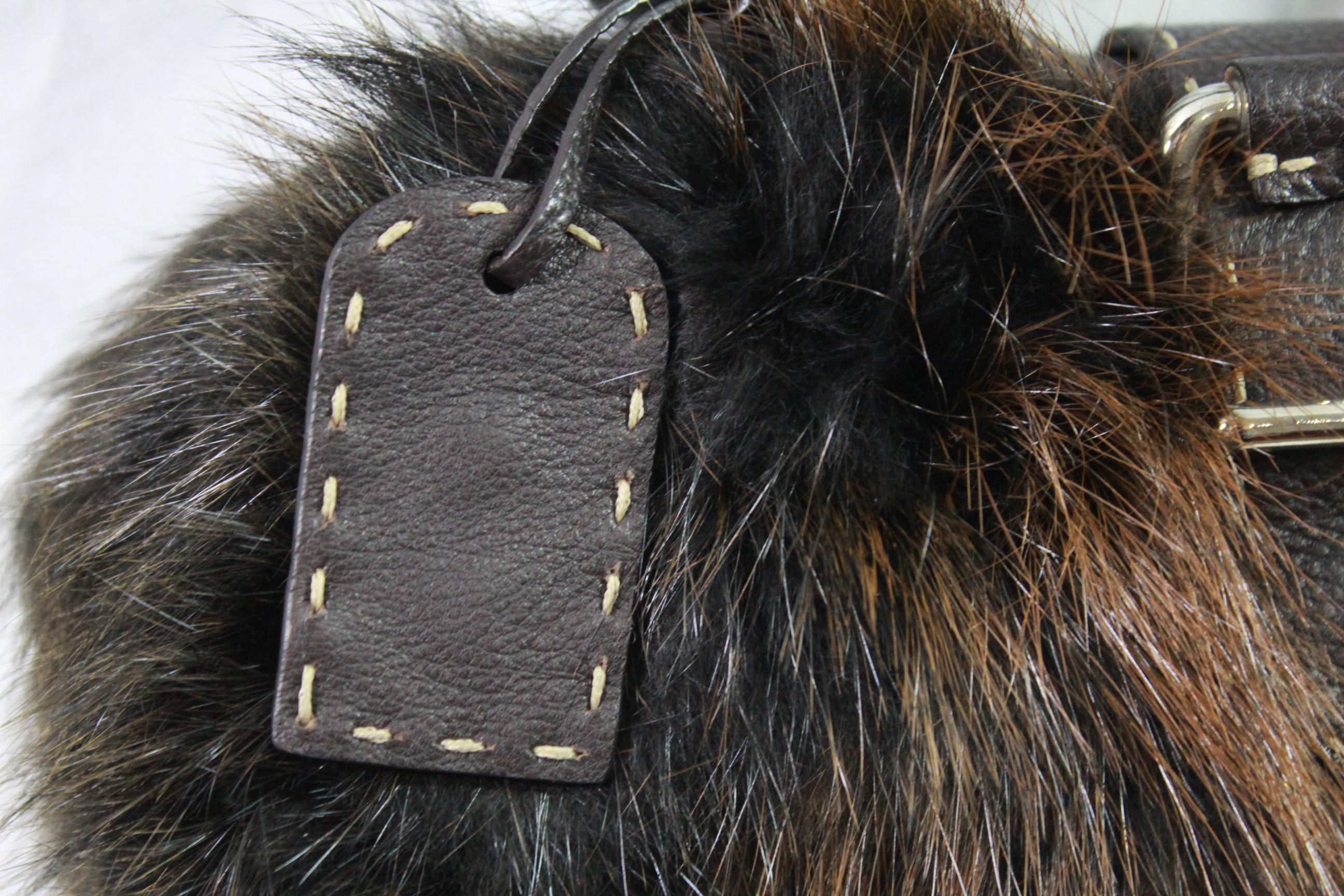 Small Limited Edition Fendi Fur Bag at 1stDibs