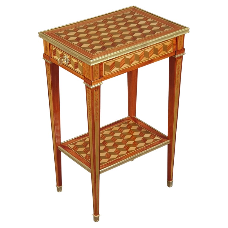 Small Louis XVI Writing Table Stamped Nicolas Petit For Sale at 1stDibs