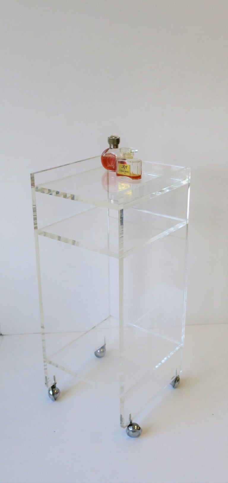 Small Lucite Bar Cart at 1stDibs