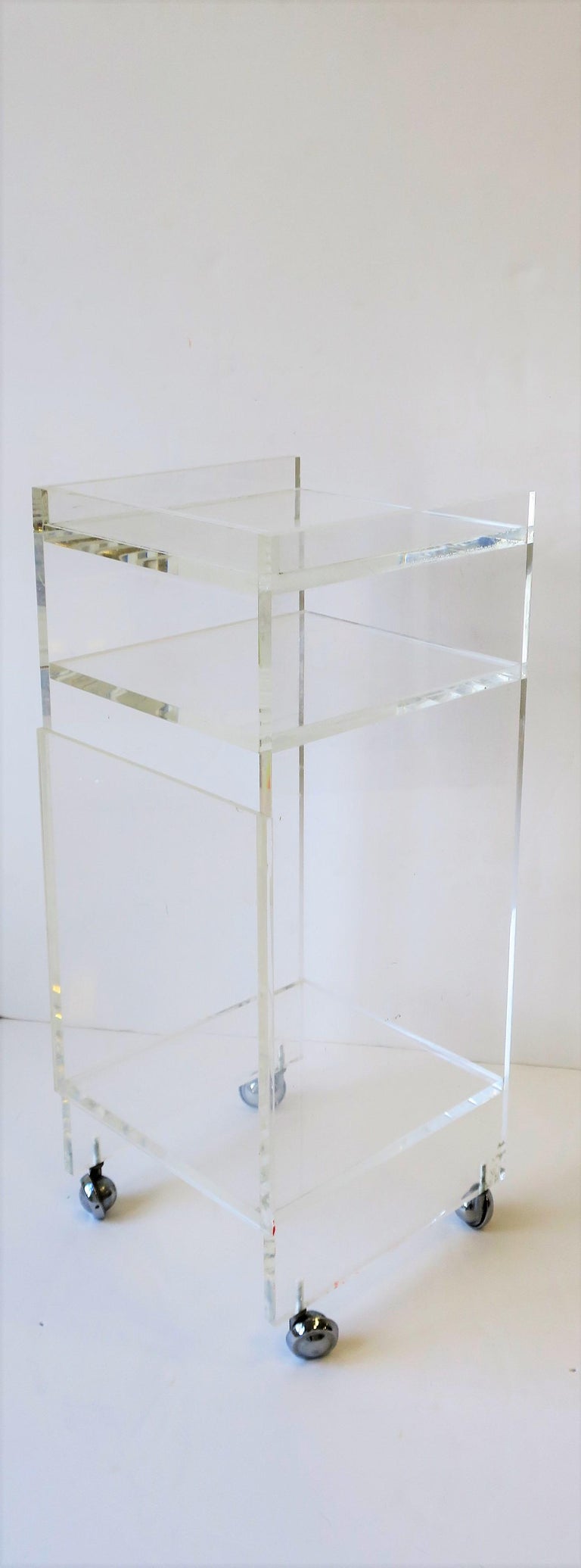 Small Lucite Bar Cart at 1stdibs