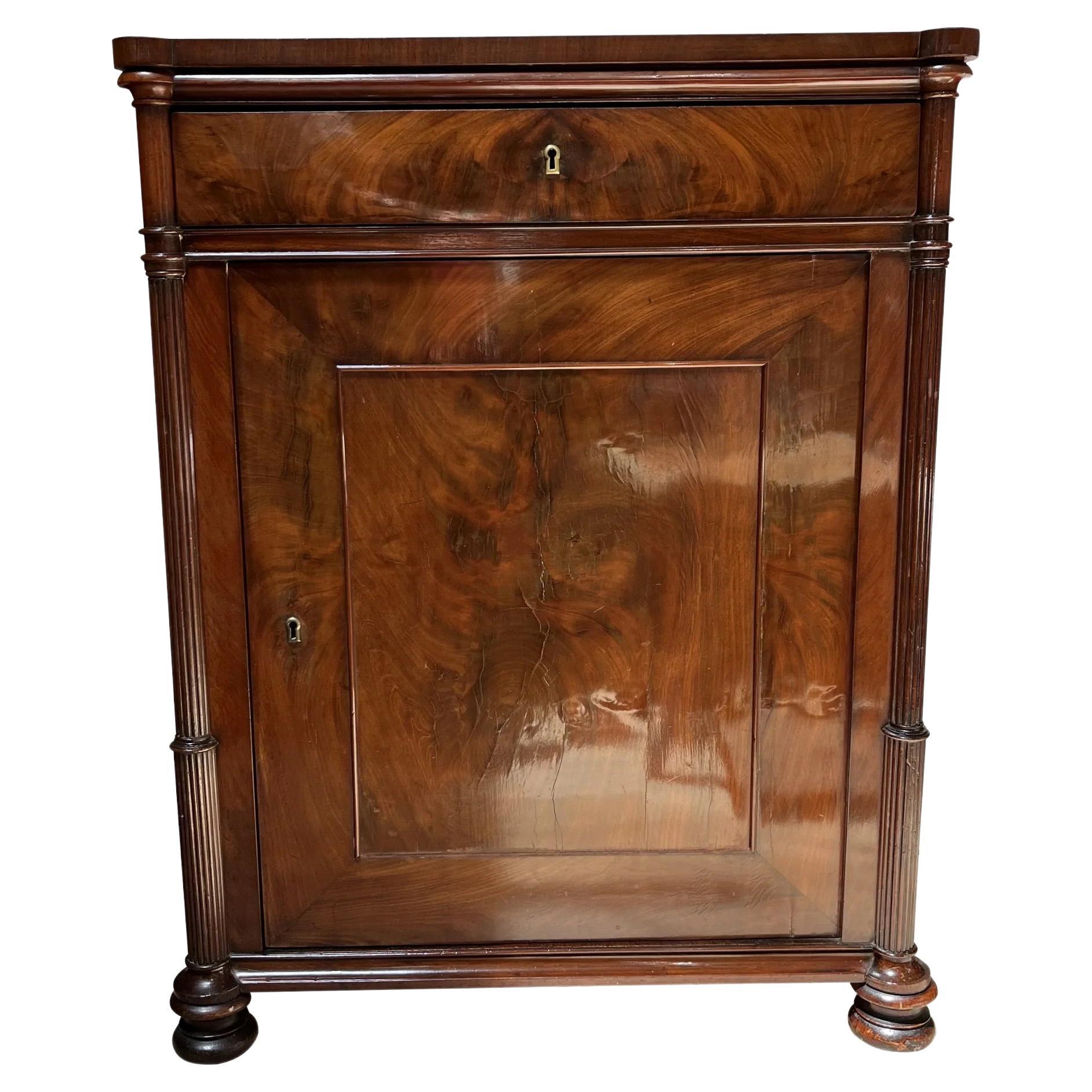 Small Mahogany Cabinet or Bedside Stand For Sale at 1stDibs