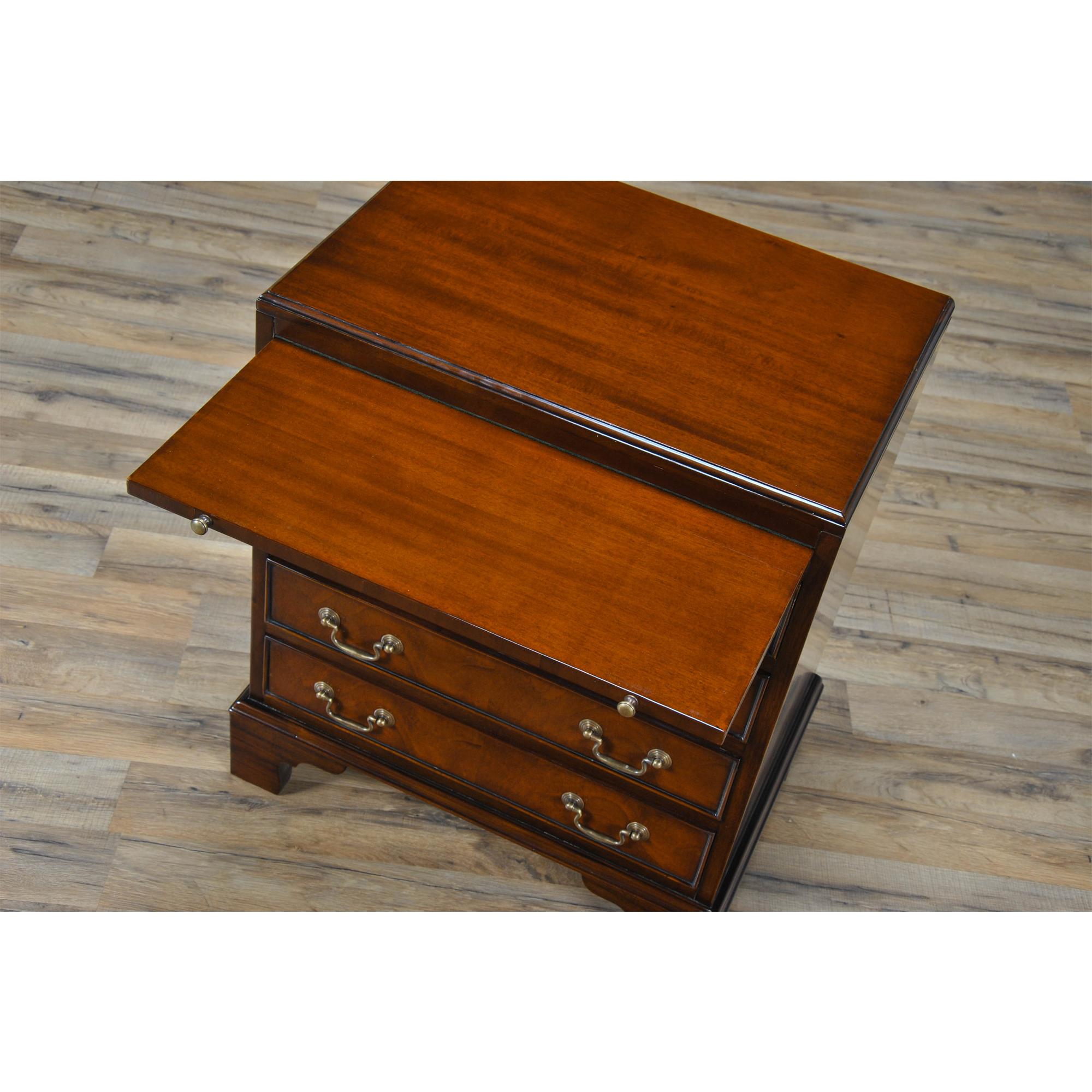 Small Mahogany Campaign Chest For Sale at 1stDibs