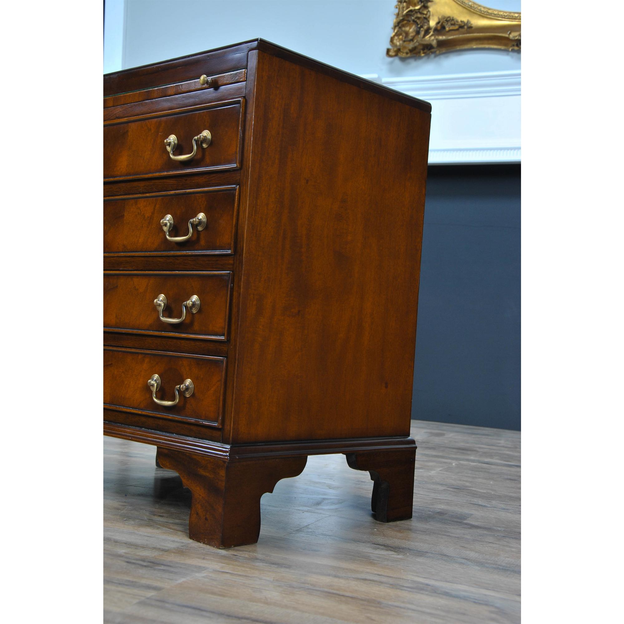 Small Mahogany Campaign Chest For Sale at 1stDibs