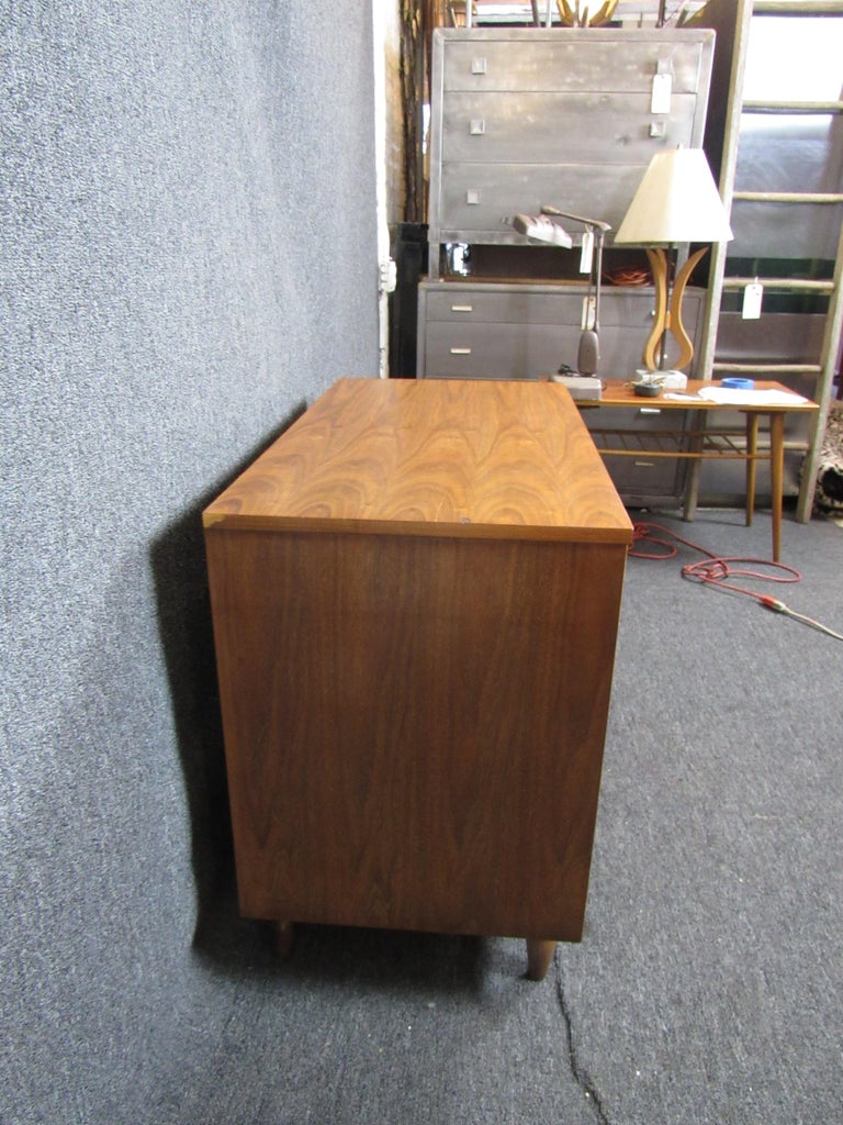 Small Mid-Century Walnut Dresser For Sale at 1stDibs