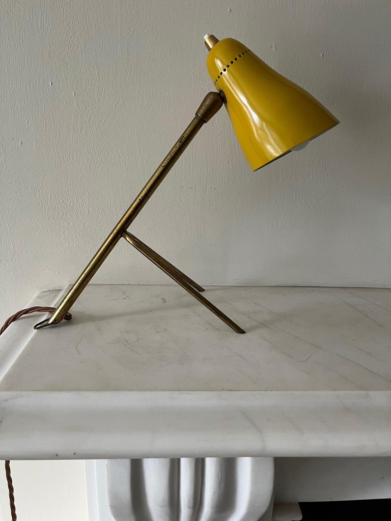 Small Midcentury Desk/Wall Light Attributed to Boris Lacroix For Sale ...