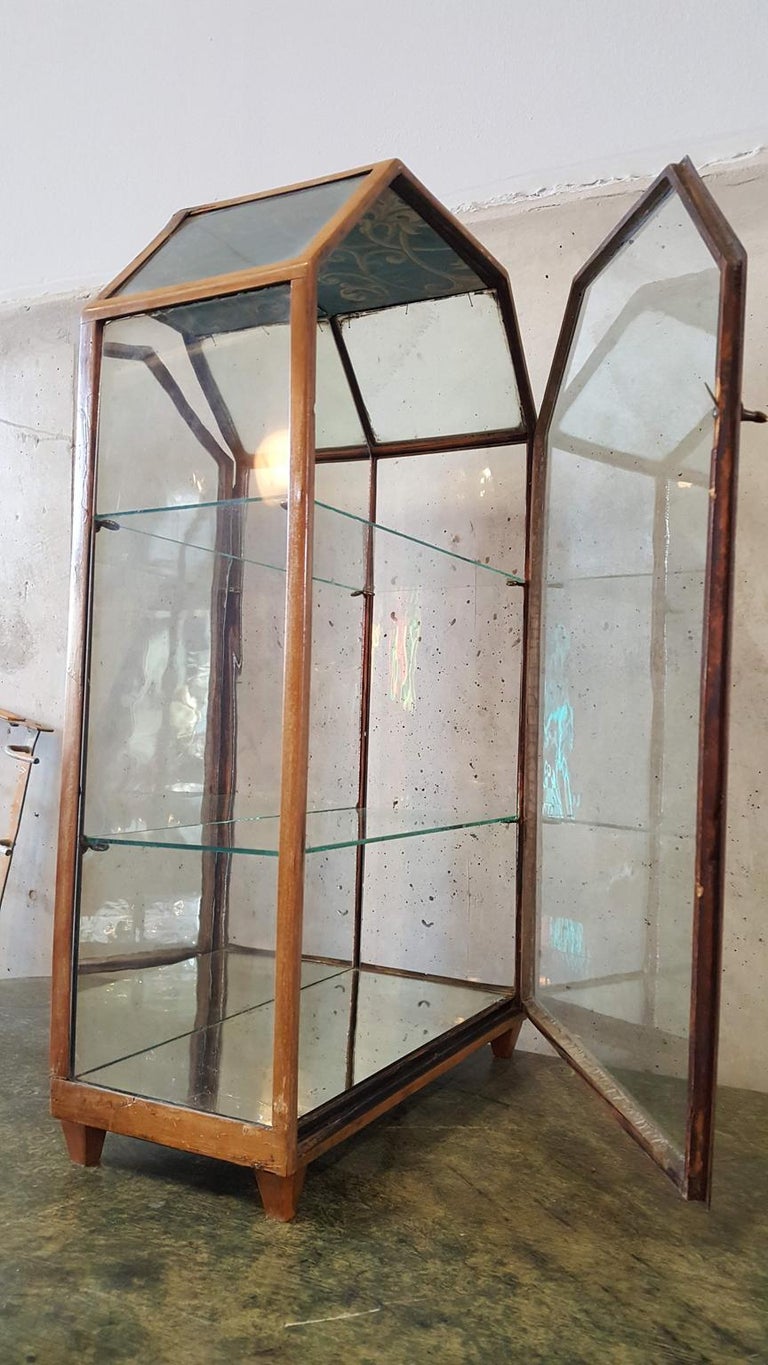 Small Mirrored Table Display from the 19th Century at 1stDibs