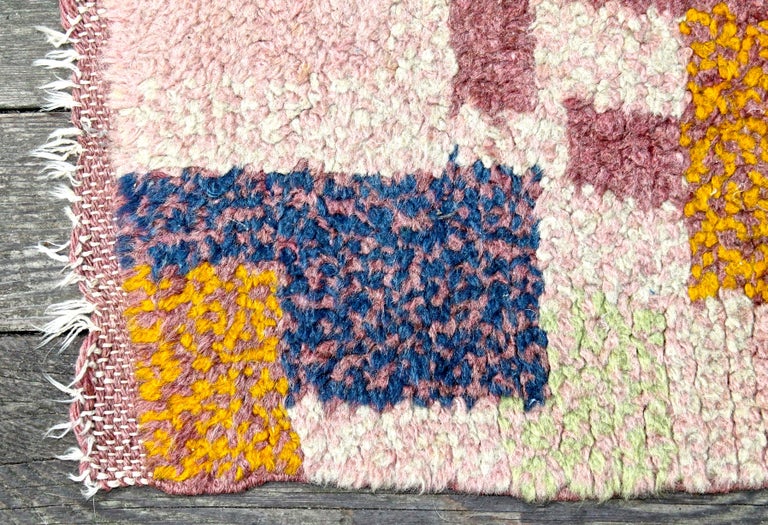 Small Modernist Rya Weaving in Bauhaus de Stijl Style For Sale at 1stDibs