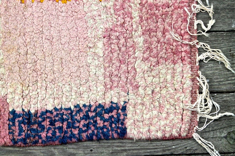 Small Modernist Rya Weaving in Bauhaus de Stijl Style For Sale at 1stDibs