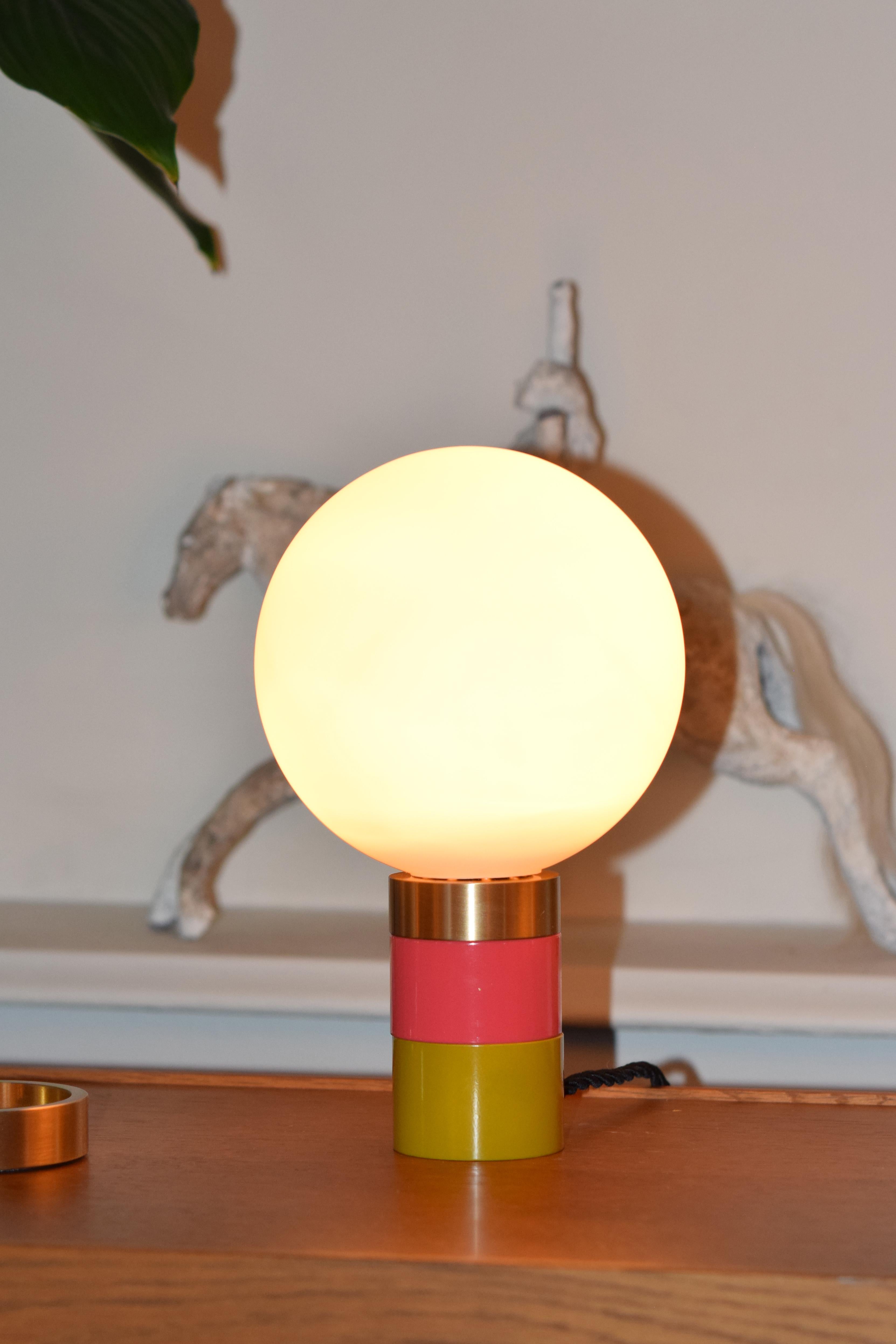 21st C Small Moon Opaline Table Lamp by Marine Breynaert For Sale at ...