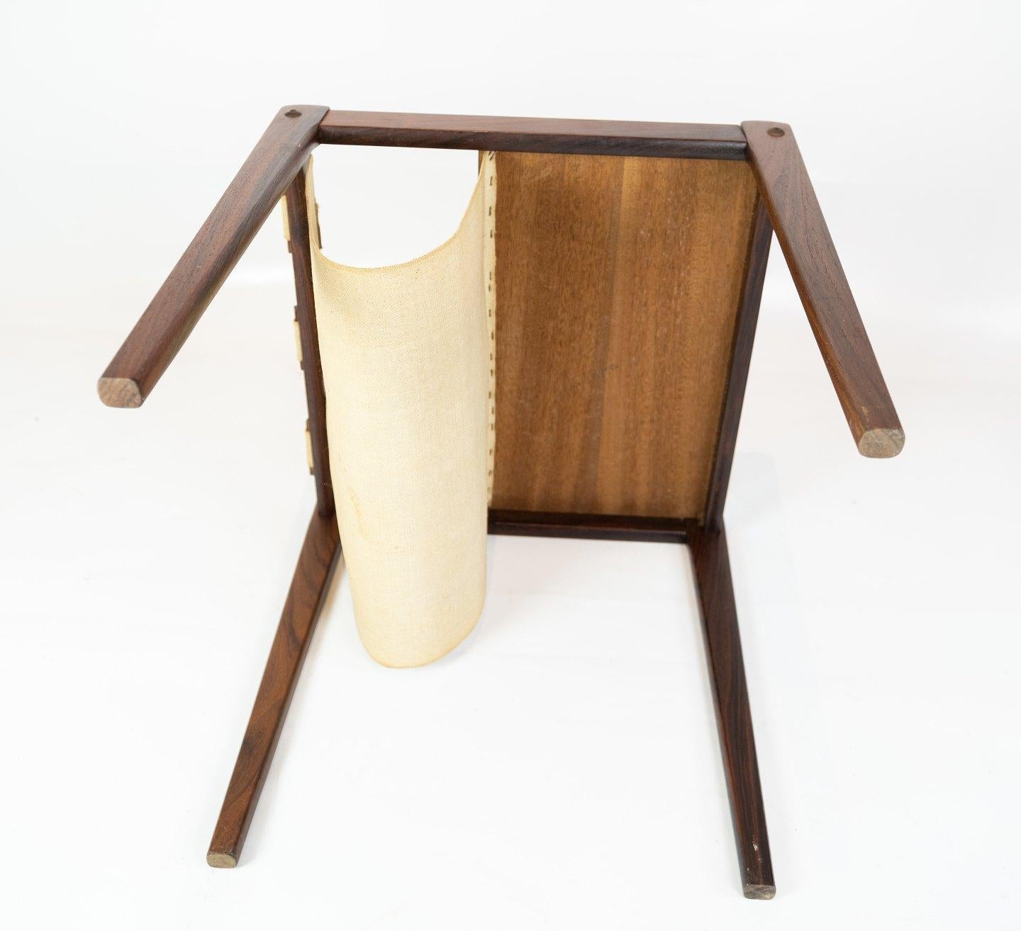 Small Newspaper Holder/Lamp Table I Rosewood of Danish Design from the ...