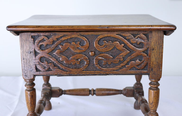 Small Oak Box Table or Stool For Sale at 1stDibs