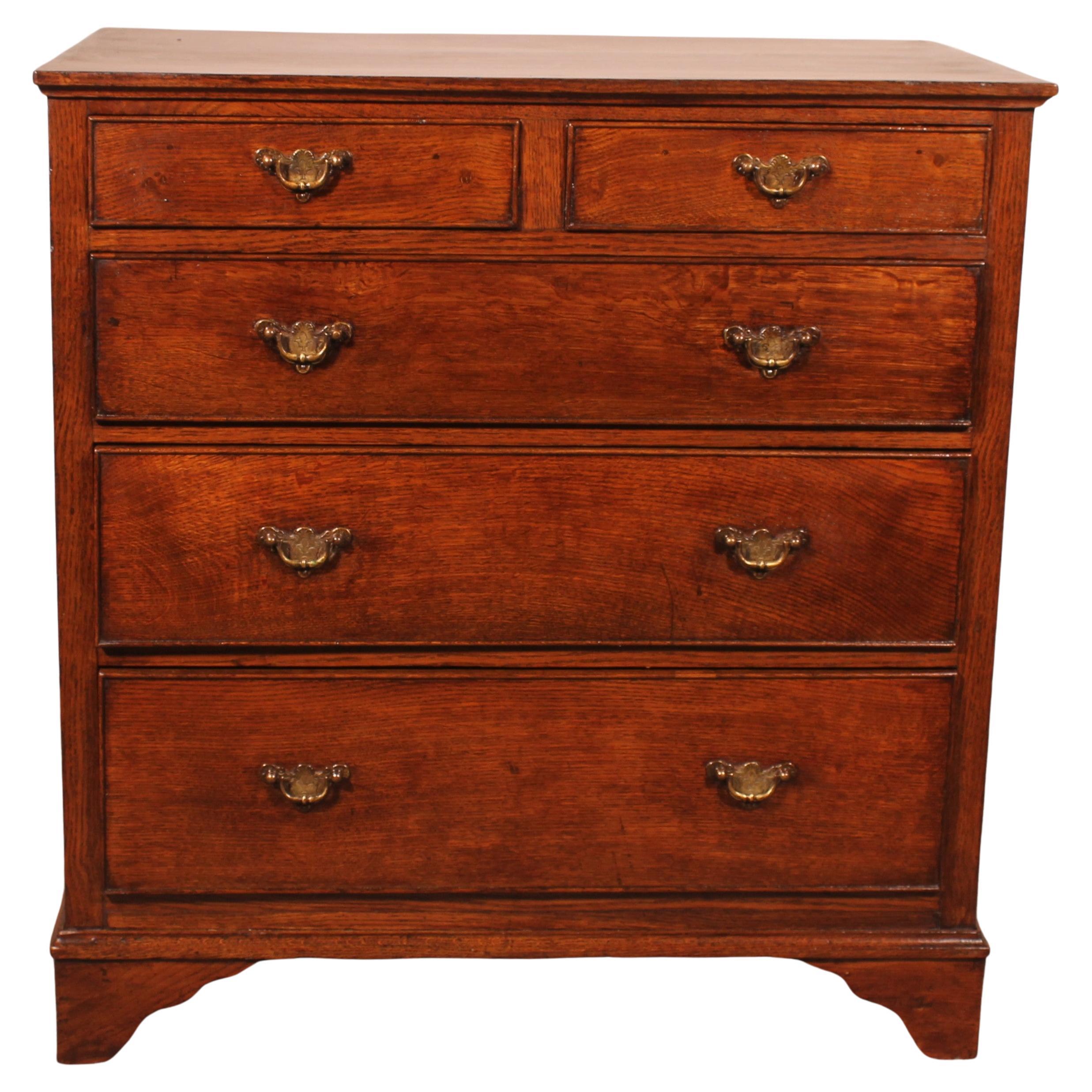 Small Oak Chest - 18th Century For Sale at 1stDibs