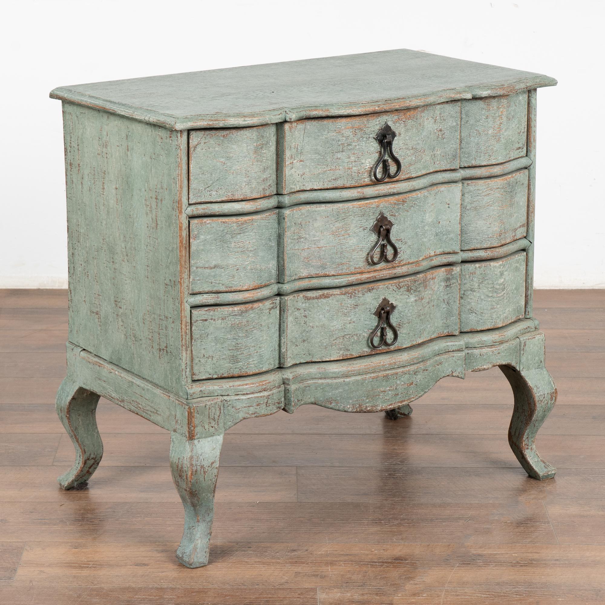 Small Oak Rococo Chest of Drawers Nightstand, Denmark circa 1780 For ...