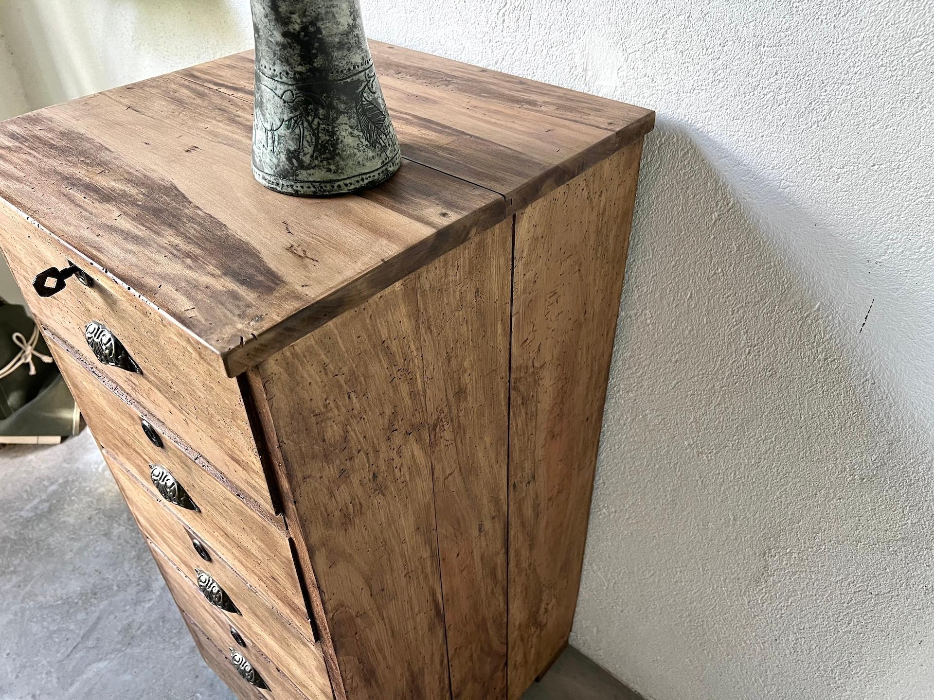 Small old french vertical craft unit with 5 drawers at 1stDibs