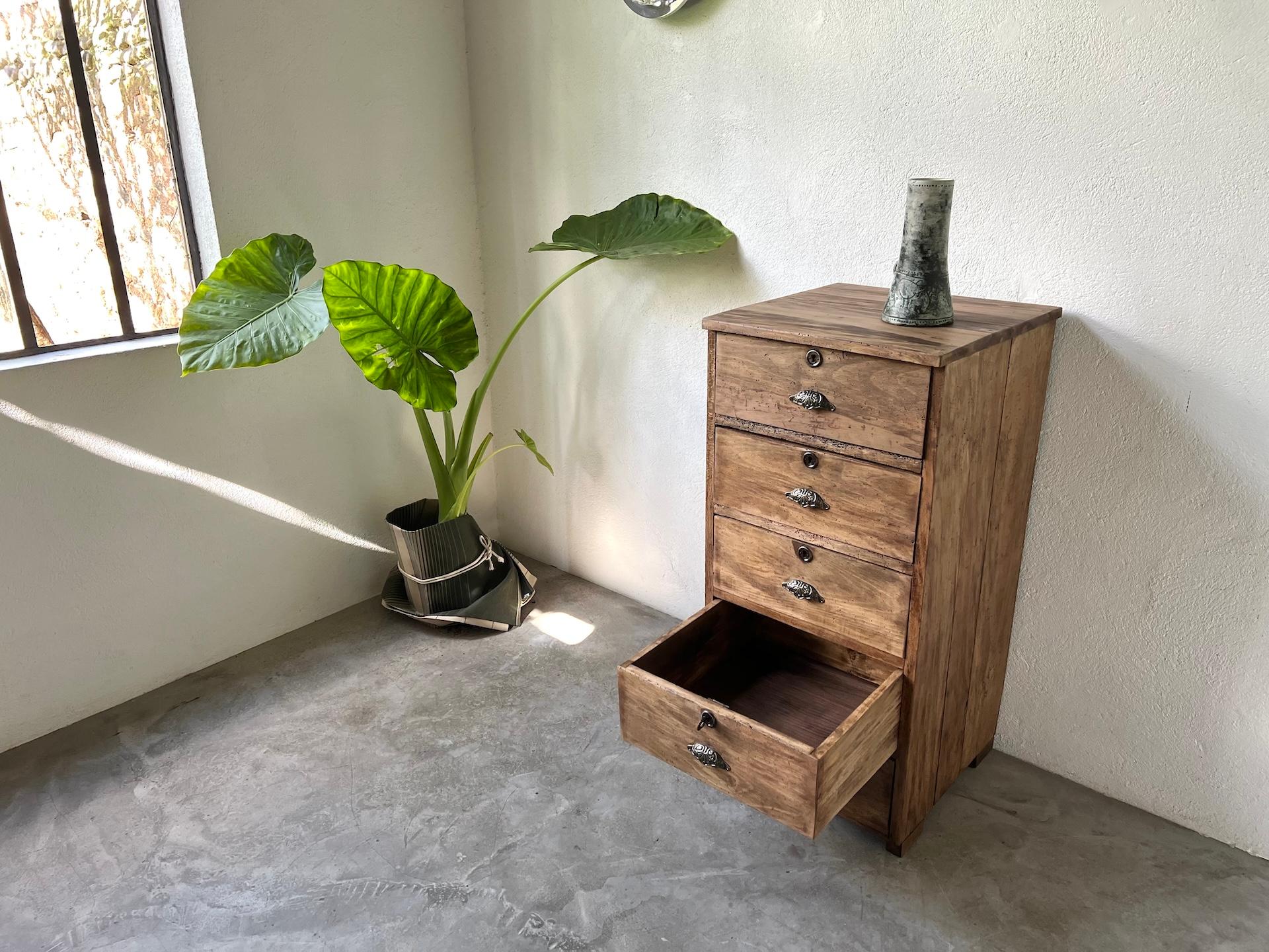 Small old french vertical craft unit with 5 drawers at 1stDibs