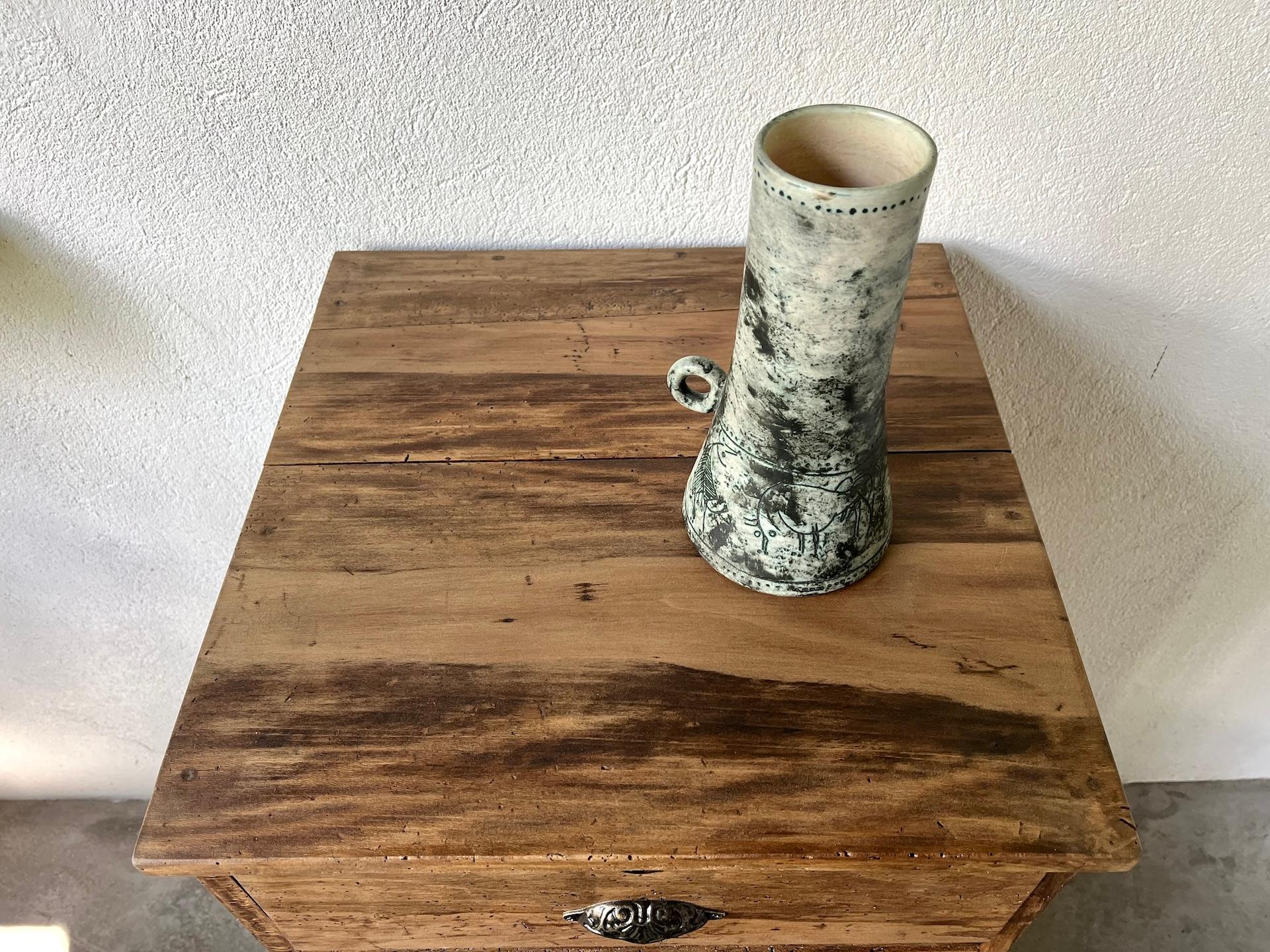 Small old french vertical craft unit with 5 drawers at 1stDibs