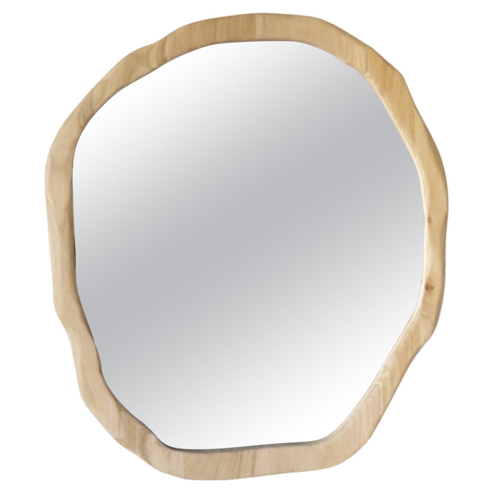 Sarpa mirror - small size wall mirror in weathered ash by KLN Studio ...