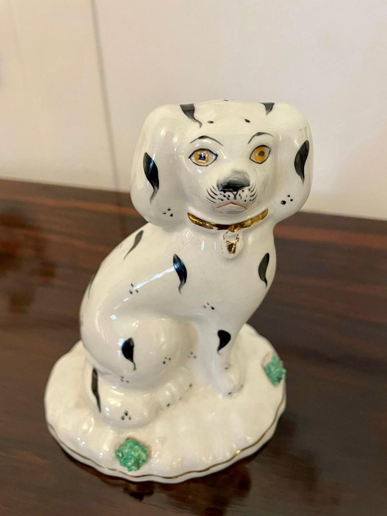 Small Pair of Antique Victorian Quality Staffordshire Dogs For Sale at ...