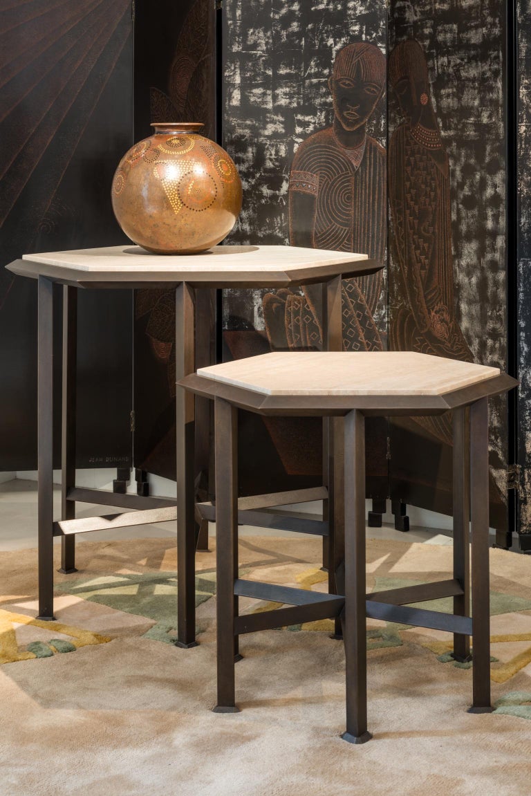 Small Pedestal Table "Orion" For Sale at 1stDibs