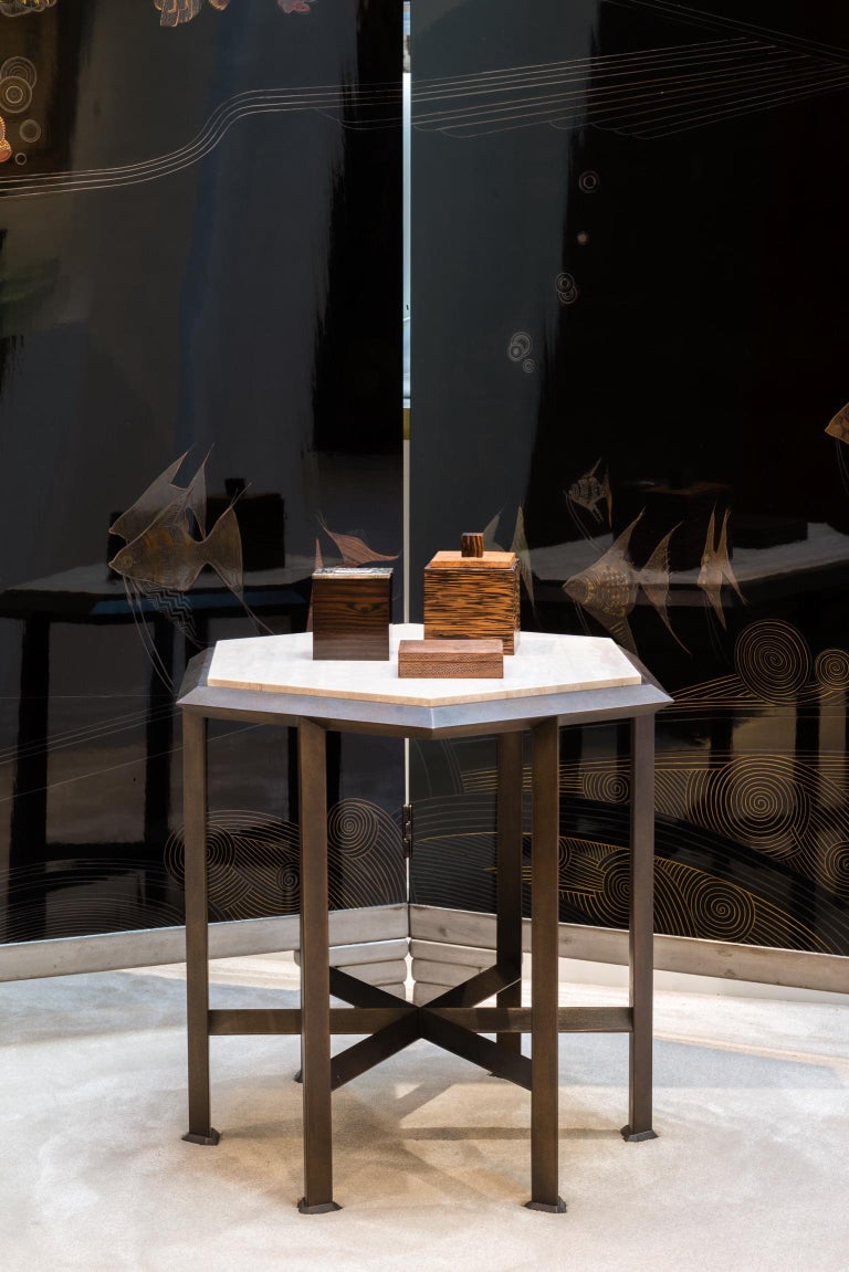 Small Pedestal Table "Orion" For Sale at 1stDibs