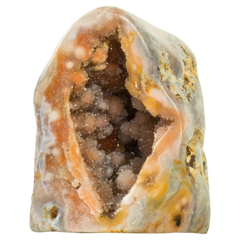 Small Pink Amethyst Geode with Pink Galaxy Amethyst, Self Standing For ...